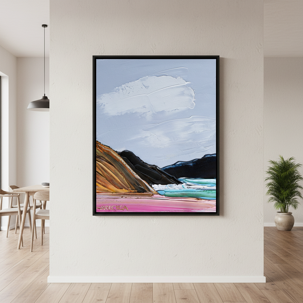 Blushing Sands by Angela Hawkey | Style My Wall | Abstract Modern