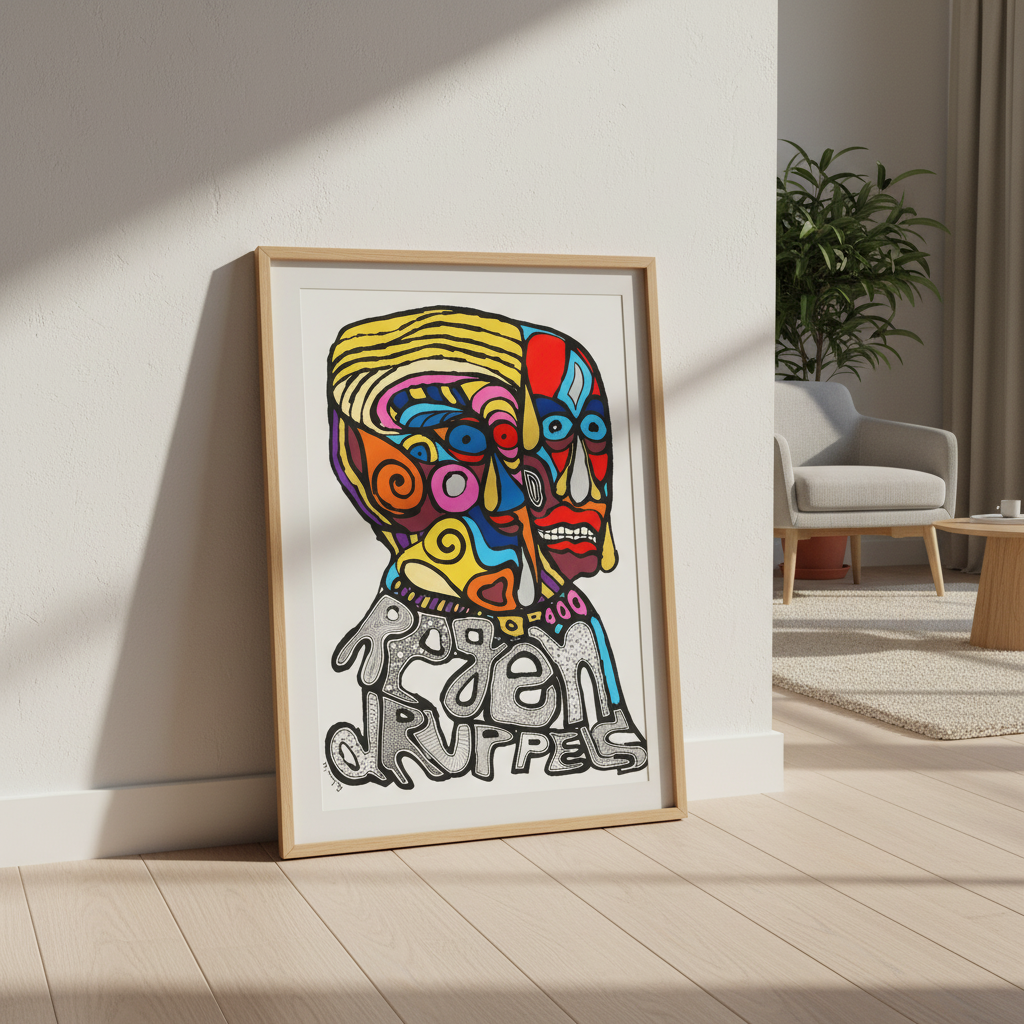 Raindrops by Sven Reubens | Style My Wall | Abstract Modern